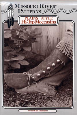 Plains Style Hi Top Moccasins - Traditional Tanners