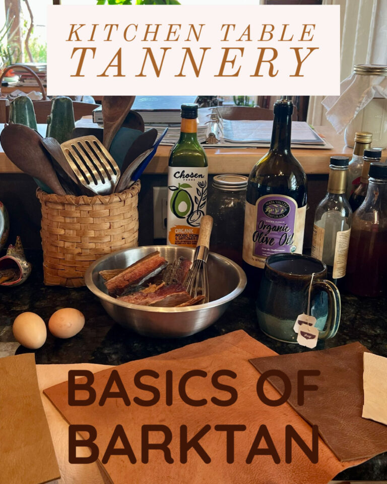 Basics of Bark Tan - Zoom Class - Traditional Tanners